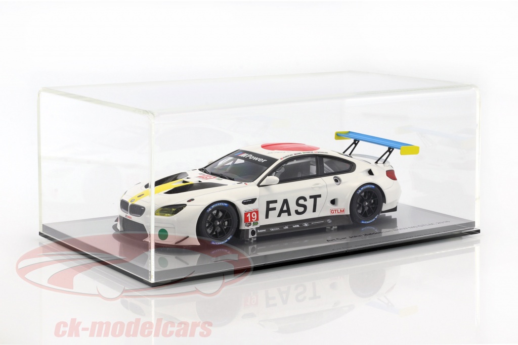 Kyosho 1:18 BMW M6 GTLM #19 Art Car John Baldessari with Showcase ...