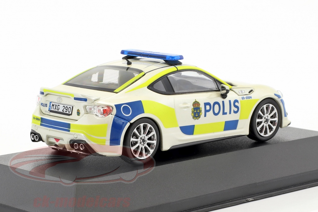 JCollection 1:43 Toyota GT86 police Suède année de construction 2013 ...