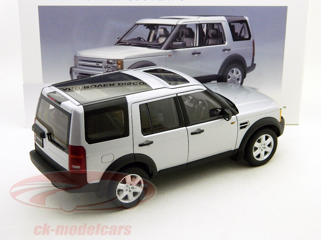 AUTOart 1:18 Land Rover Discovery 3 Jeep 2005 silver metalic 74801 ...