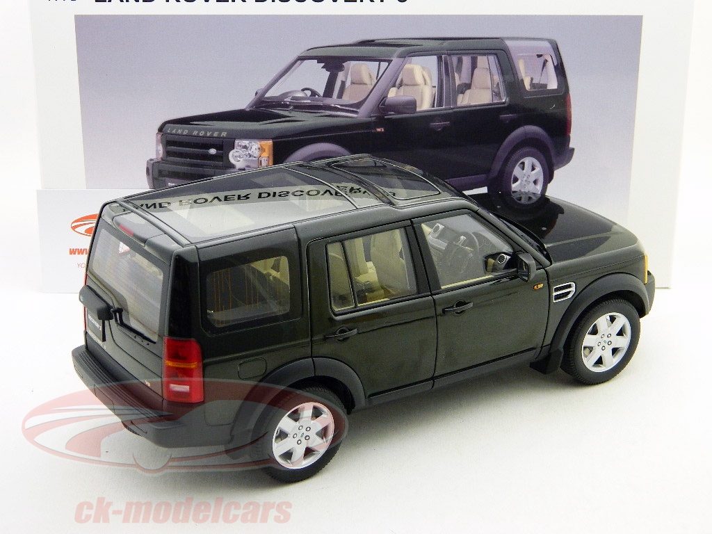AUTOart 1:18 Land Rover Discovery 3 Jeep Bj. 2005 grün / green metallic ...