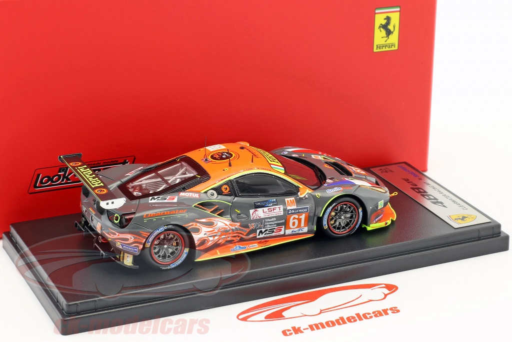 LookSmart 1:43 Ferrari 488 GTE #61 quinto LMGTE Am clase 24h LeMans ...