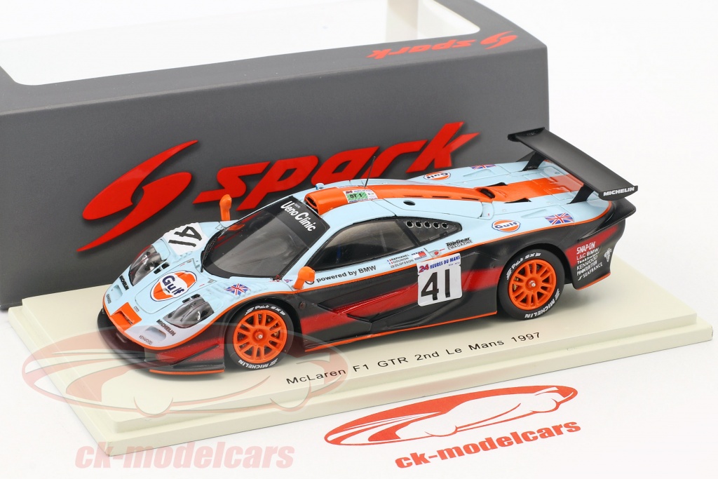 Spark 1:43 McLaren F1 GTR #41 2nd 24h LeMans 1997 Gounon, Raphanel ...