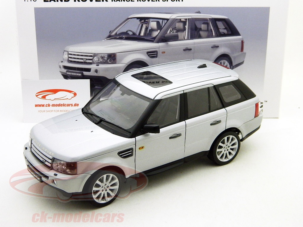 AUTOart 1:18 Land Rover Range Rover Sport Bj. 2006 silber / silver ...