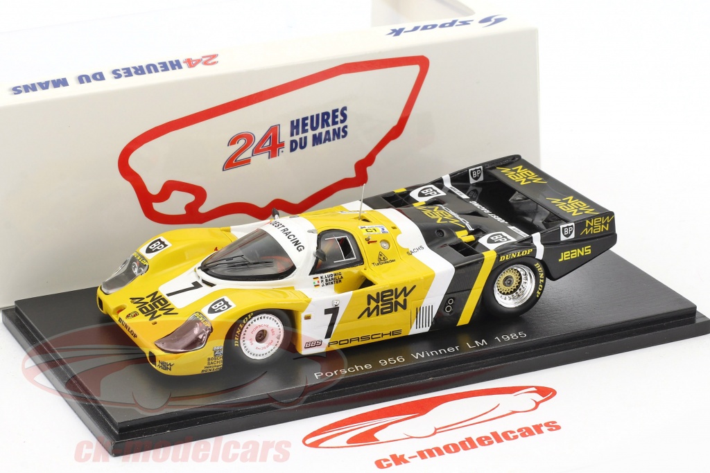 Spark 1:43 Porsche 956 B #7 Winner 24h LeMans 1985 Ludwig, Barilla ...