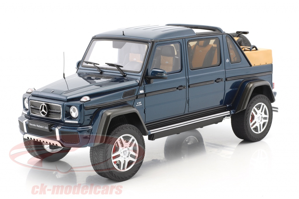 GT-SPIRIT 1:18 Mercedes-Benz Maybach G650 Landaulet year 2017 blue ...