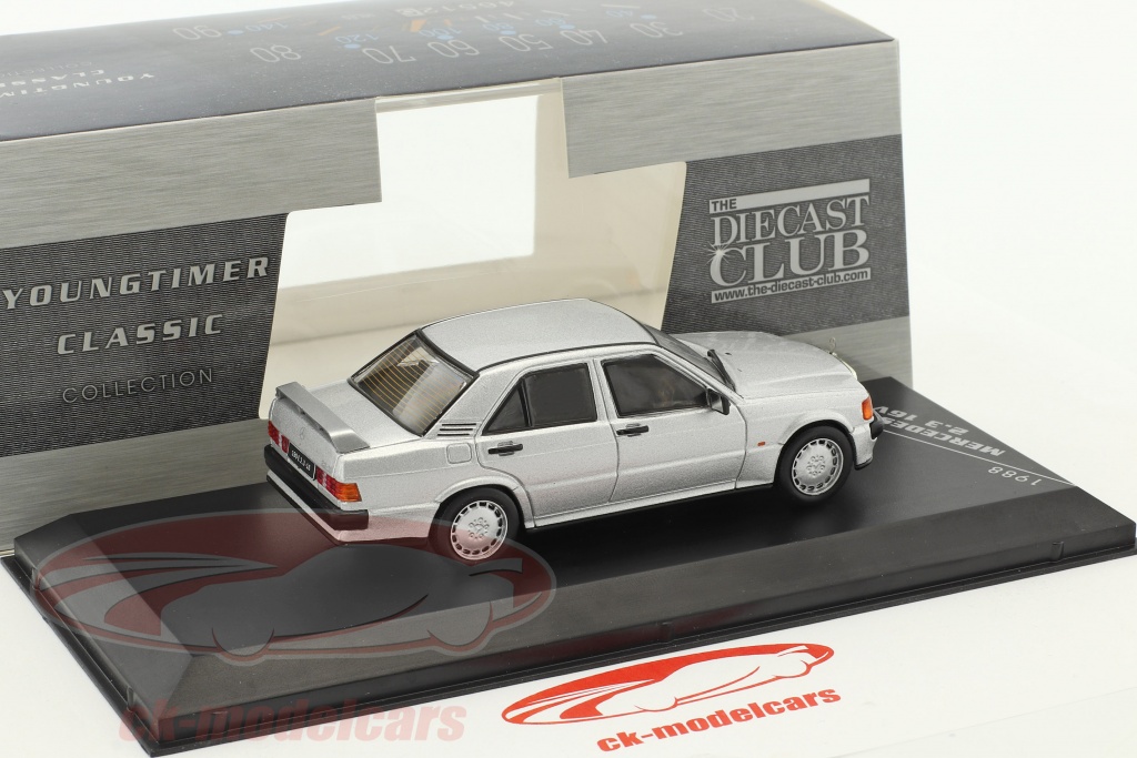 GTI Collection 1:43 Mercedes-Benz 190E 2.3 16V silber 217481 Modellauto ...