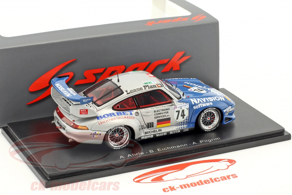 Spark 1:43 Porsche 911 GT2 #74 10e 24h LeMans 1997 Ahrlé, Pilgrim ...