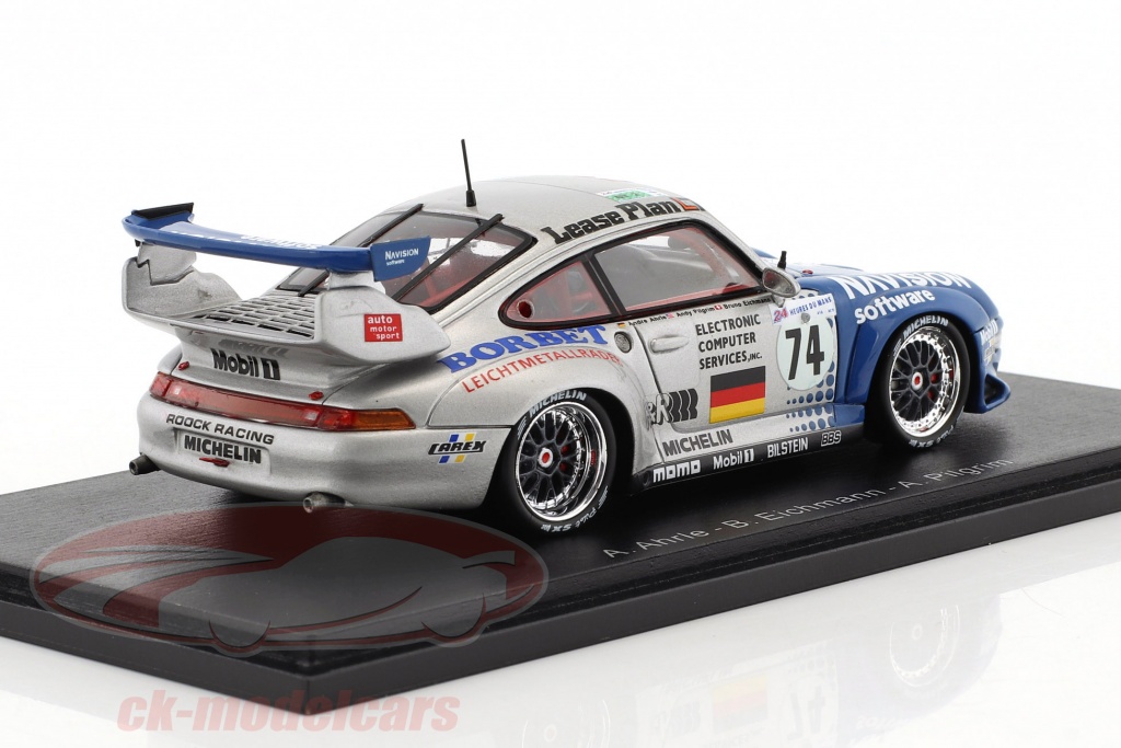Spark 1:43 Porsche 911 GT2 #74 10e 24h LeMans 1997 Ahrlé, Pilgrim ...