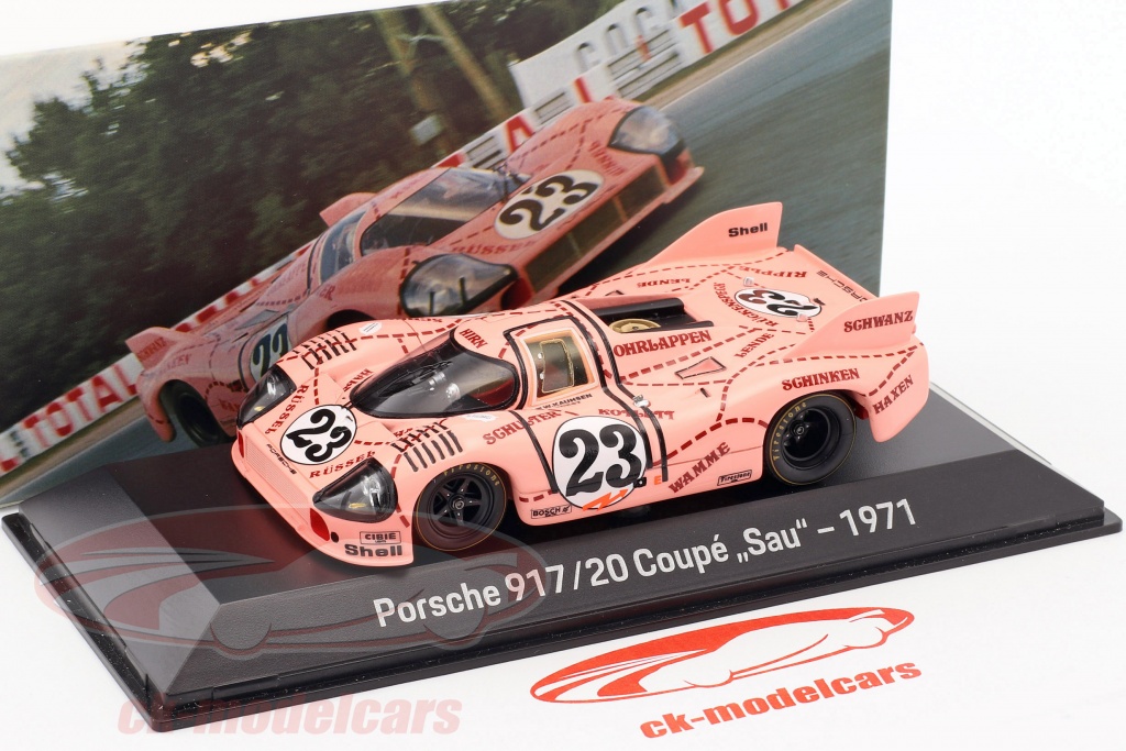 Spark 1:43 Porsche 917/20 sow / Pink Pig #23 24h LeMans 1971 Kauhsen ...