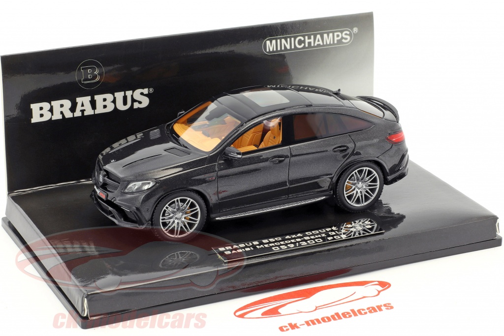 Minichamps 1:43 Brabus 850 4x4 Coupe ano de construção 2016 preto ...