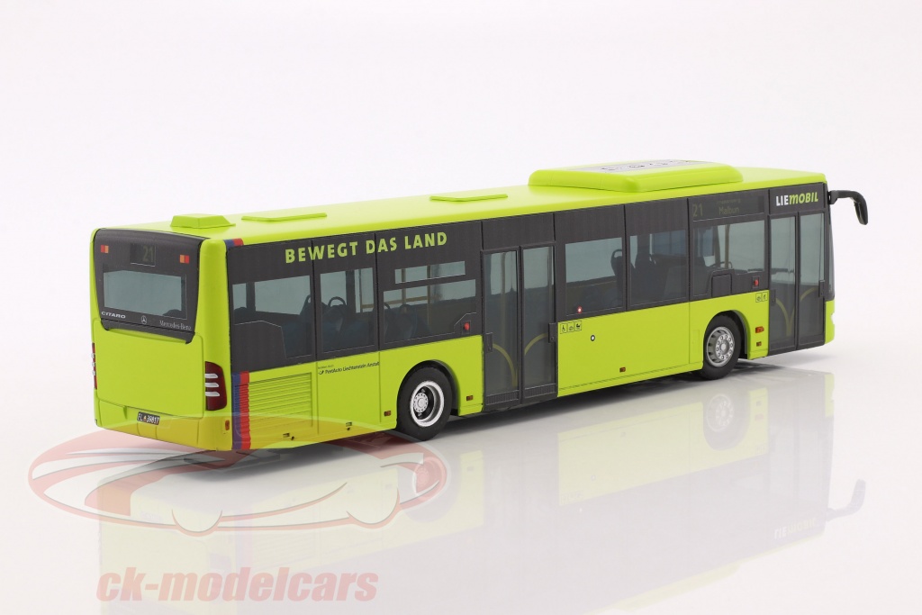 Rietze 1:43 Mercedes-Benz Citaro LIEmobil bus Liechtenstein lime 14244 ...
