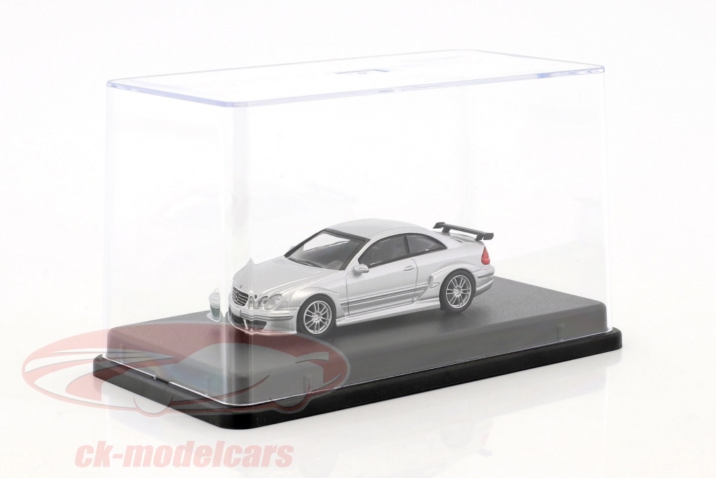 Acryl Vitrine with black plastic base For models in scale 1:64 ...