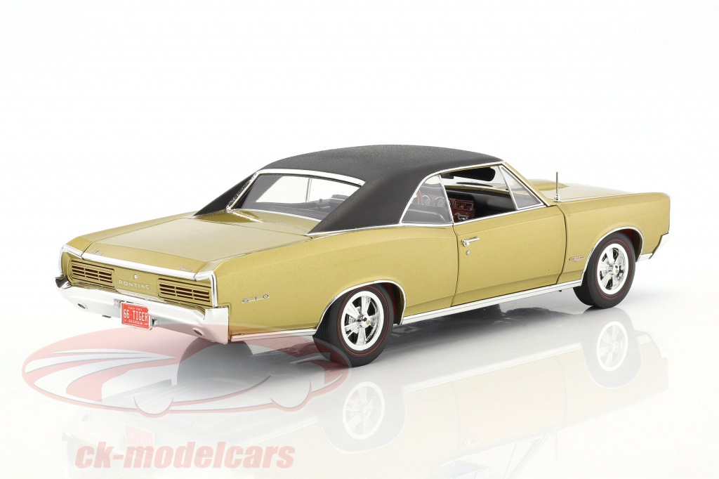 GMP 1:18 Pontiac GTO Baujahr 1966 tiger gold / schwarz A1801208 ...