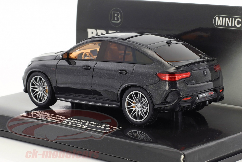 Minichamps 1:43 Brabus 850 4x4 Coupe ano de construção 2016 preto ...