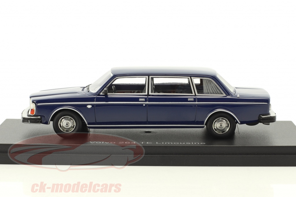 BoS-Models 1:43 Volvo 264 TE Limousine DDR dark blue BOS43381 model car ...