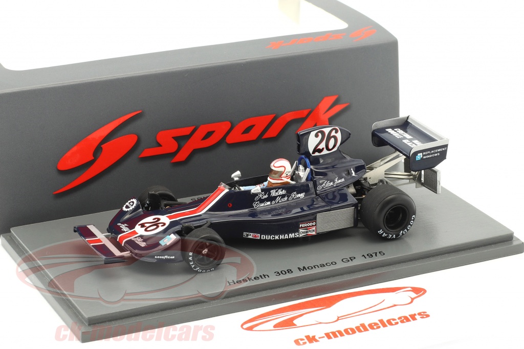 Spark 1:43 Alan Jones Hesketh 308 #26 monaco GP formula 1 1975 S2240 ...