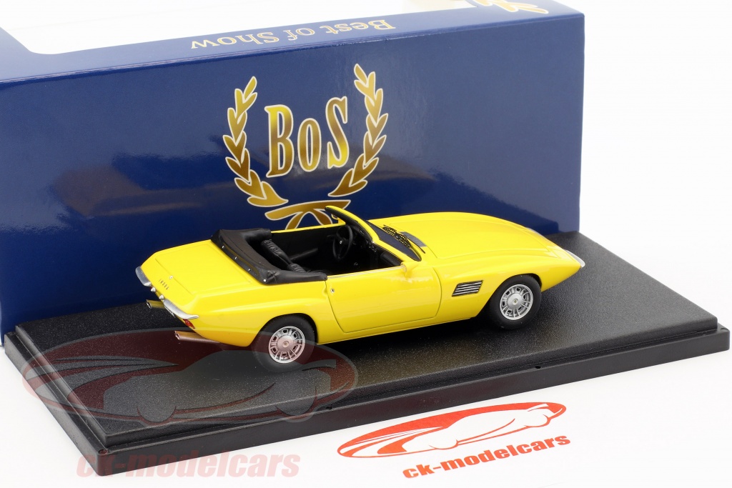 BoS-Models 1:43 Intermeccanica Indra Cabriolet Baujahr 1971 gelb ...