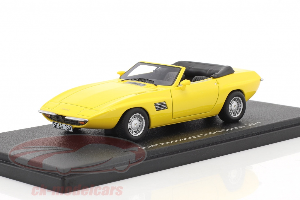BoS-Models 1:43 Intermeccanica Indra Cabriolet Baujahr 1971 gelb ...