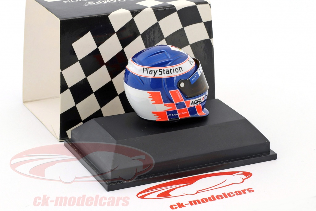 Minichamps 1:8 Olivier Panis Prost AP01 formula 1 1998 helmet 395980011 ...