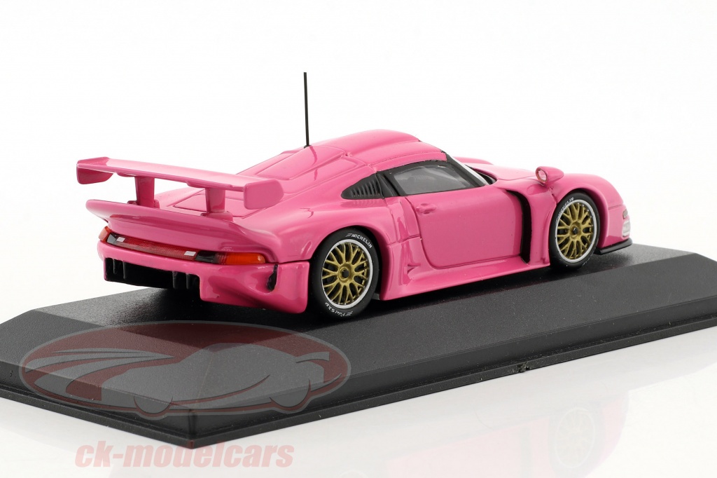 Minichamps 1:43 Porsche 911 GT1 pink CK46402 Modellauto CK46402