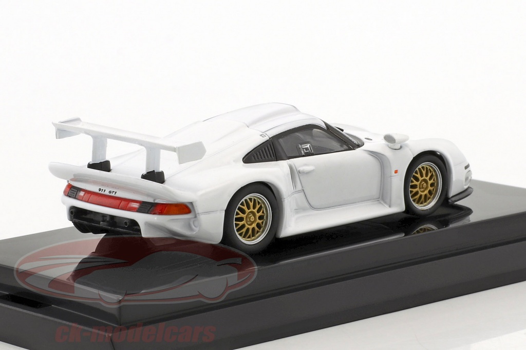 Kyosho 1:64 Porsche 911 GT1 year 1996 white 6522W model car 6522W ...