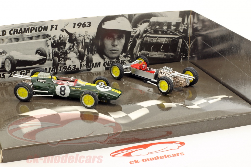 Brumm anteprima 1:43 Jim Clark Lotus 25 #8 ganador Italia GP campeón ...