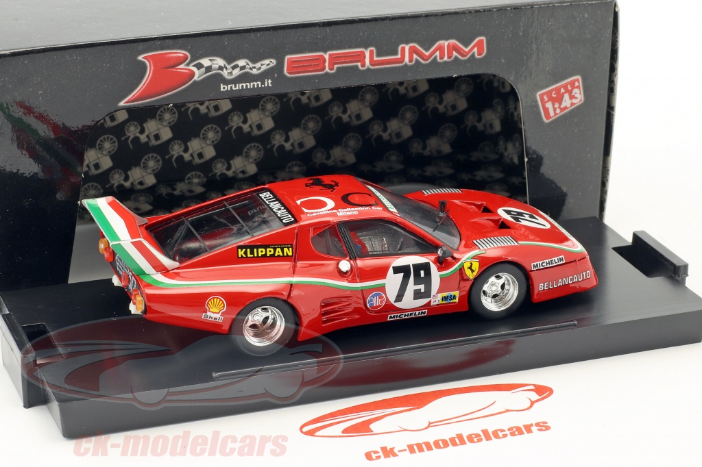 Brumm 1:43 Ferrari 512 BB LM #79 24h Le Mans 1980 Dini, Violati, Micangeli R414 modèle voiture ...