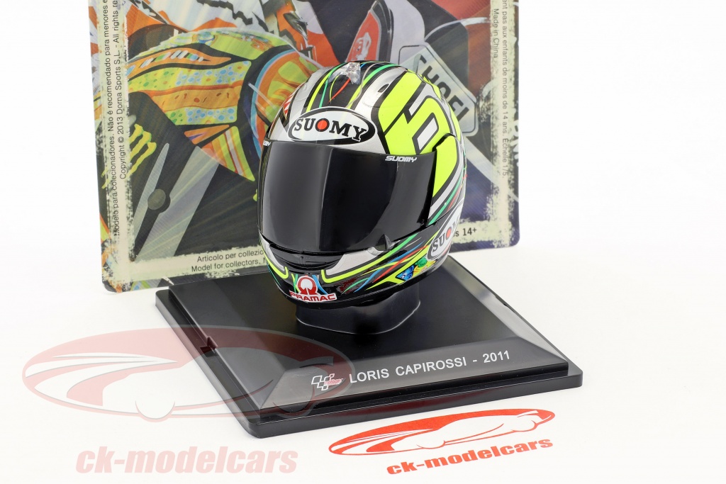 Altaya 1:5 Loris Capirossi MotoGP 2011 Last Race casque GC012 modèle ...