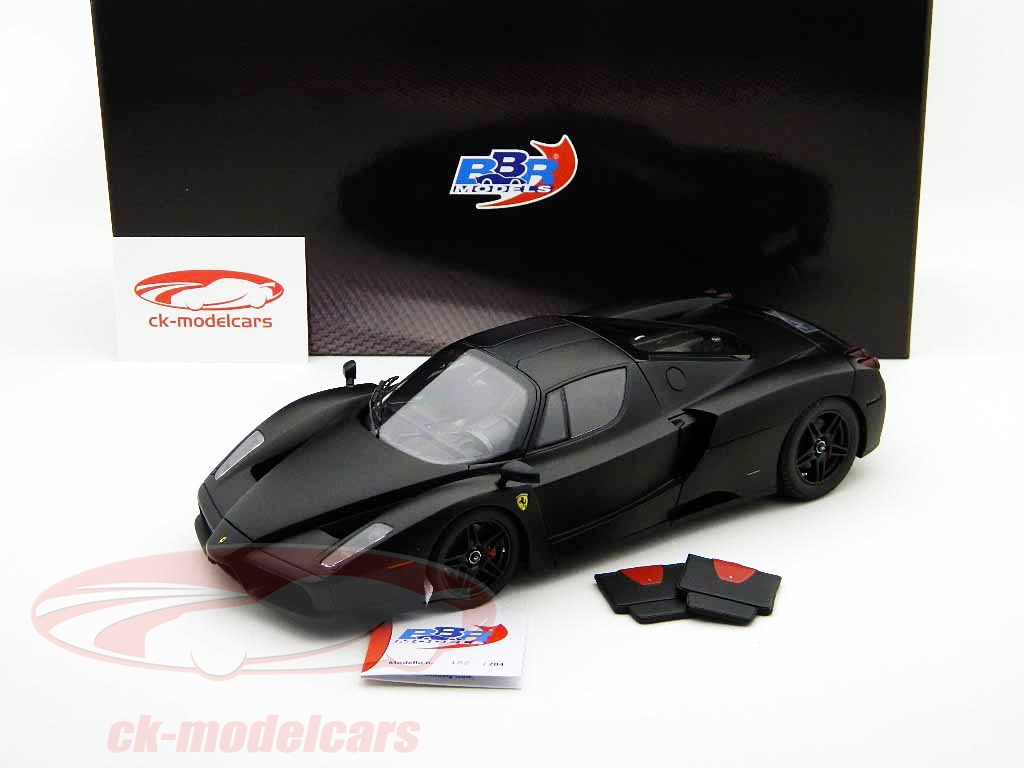 BBR Models 1:18 Ferrari Enzo Special Edition mattschwarz / matt black ...
