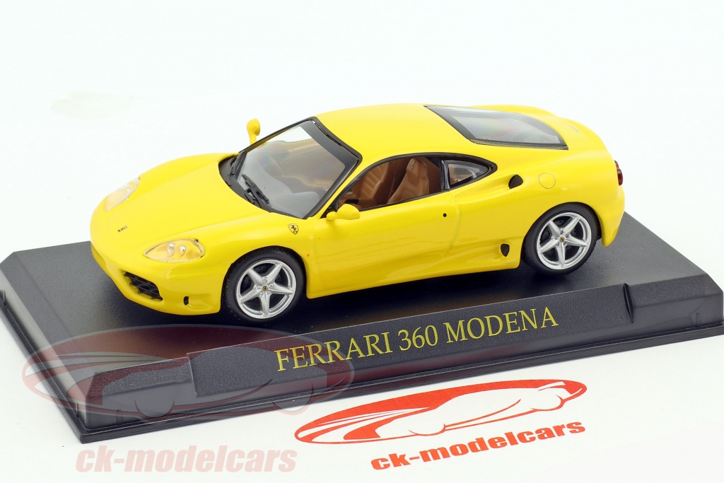 Altaya 1:43 Ferrari 360 Modena yellow CK47371 model car CK47371