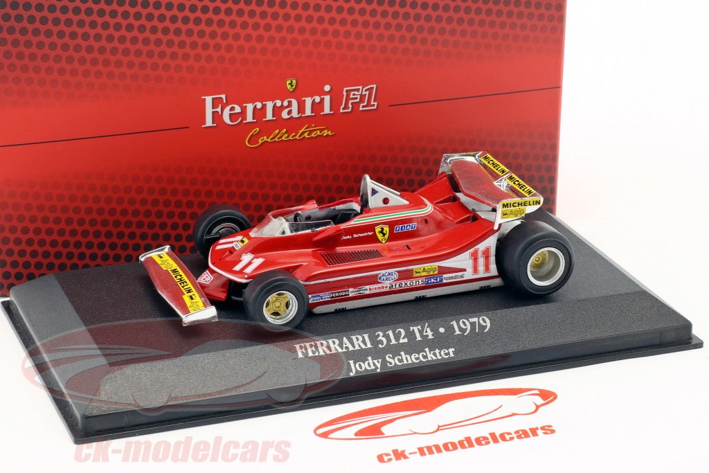 Atlas 1:43 Jody Scheckter Ferrari 312 T4 #11 World Champion formula 1 1979 7174021 model car 7174021