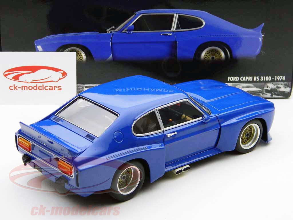 Minichamps 1:18 Ford Capri RS 3100 Racing Bj. 1974 blue 180748000 model ...