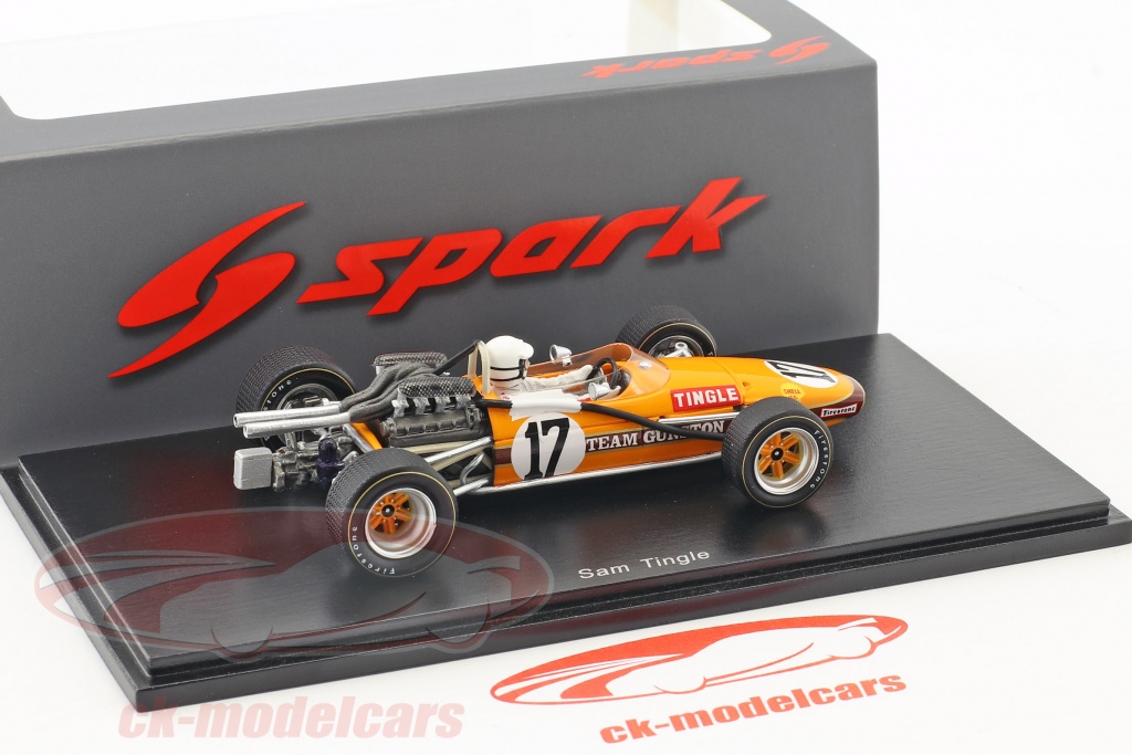 Spark 1:43 Sam Tingle Brabham BT24 #17 South Africa GP formula 1 1969 ...