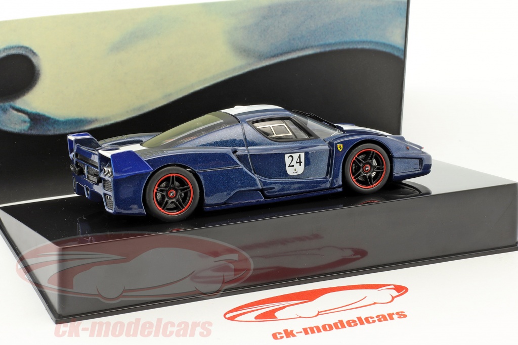 HotWheels Elite 1:43 Ferrari FXX #24 Bouwjaar 2006 Tour de France blauw ...