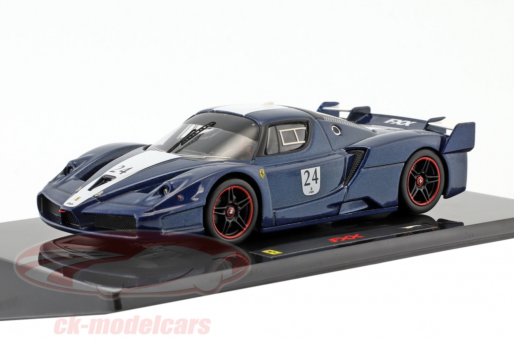 HotWheels Elite 1:43 Ferrari FXX #24 Bouwjaar 2006 Tour de France blauw ...