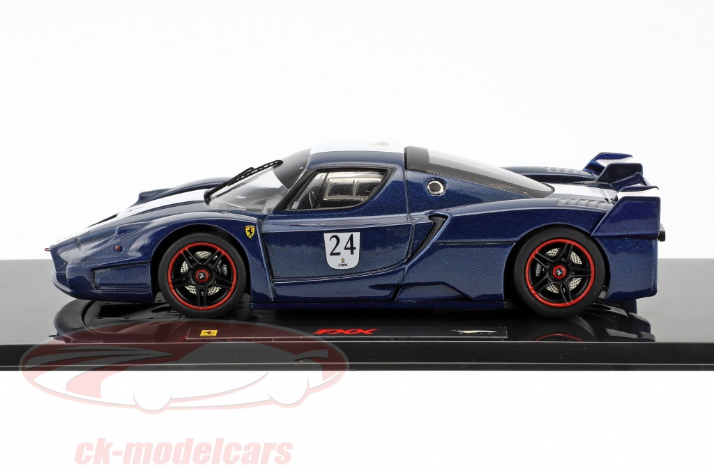HotWheels Elite 1:43 Ferrari FXX #24 Bouwjaar 2006 Tour de France blauw ...