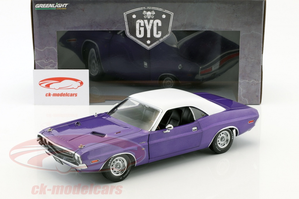 Greenlight 1:18 Dodge Challenger R/T year 1970 TV show Graveyard Carz ...