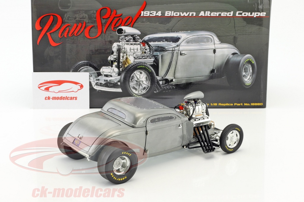 GMP 1:18 Blown Altered Coupe año de construcción 1934 raw steel 18880 ...