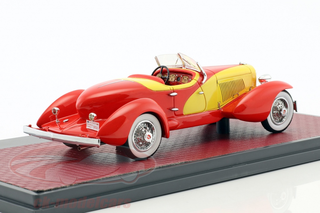 Matrix 1:43 Cord L-29 Speedster LaGrande year 1931 red / yellow MX50307 ...