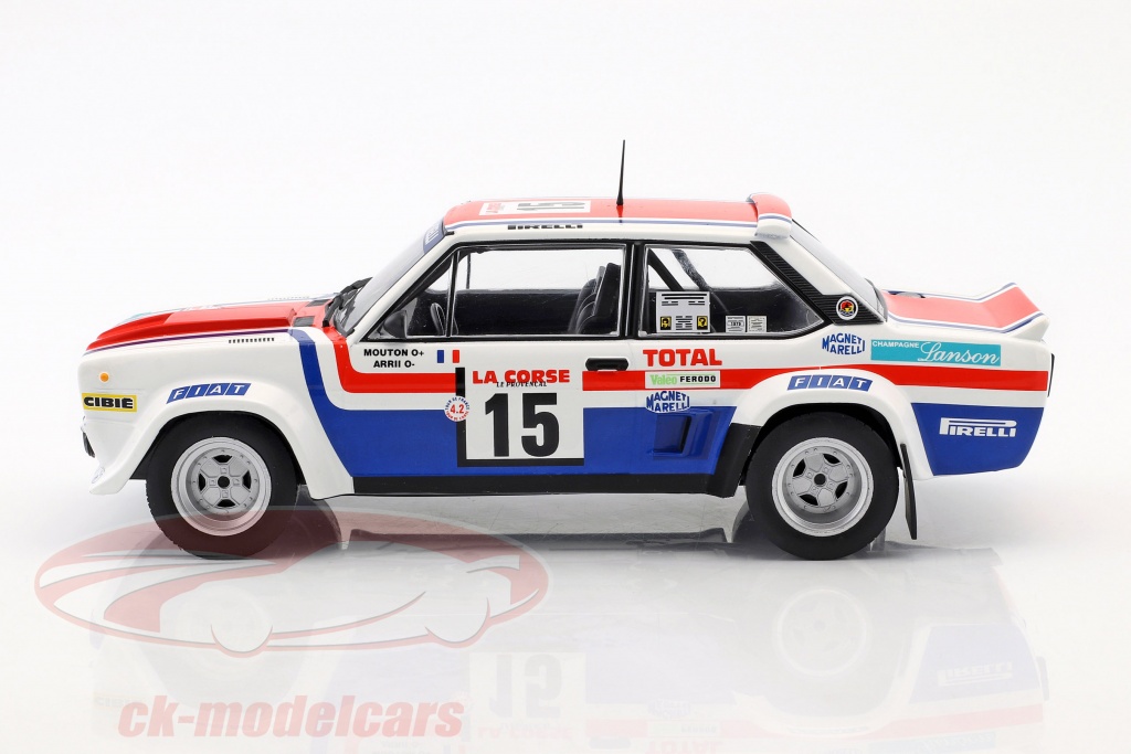 Solido 1:18 Fiat 131 Abarth #15 第5回 Tour de Corse 1980 Mouton, Arrii ...