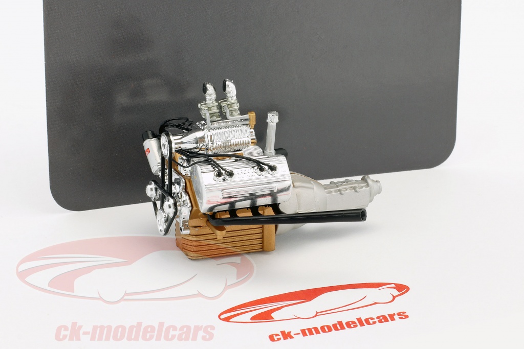 GMP 1:18 Hot Rod Engine and transmission Ford 5 Window (A1805013 ...