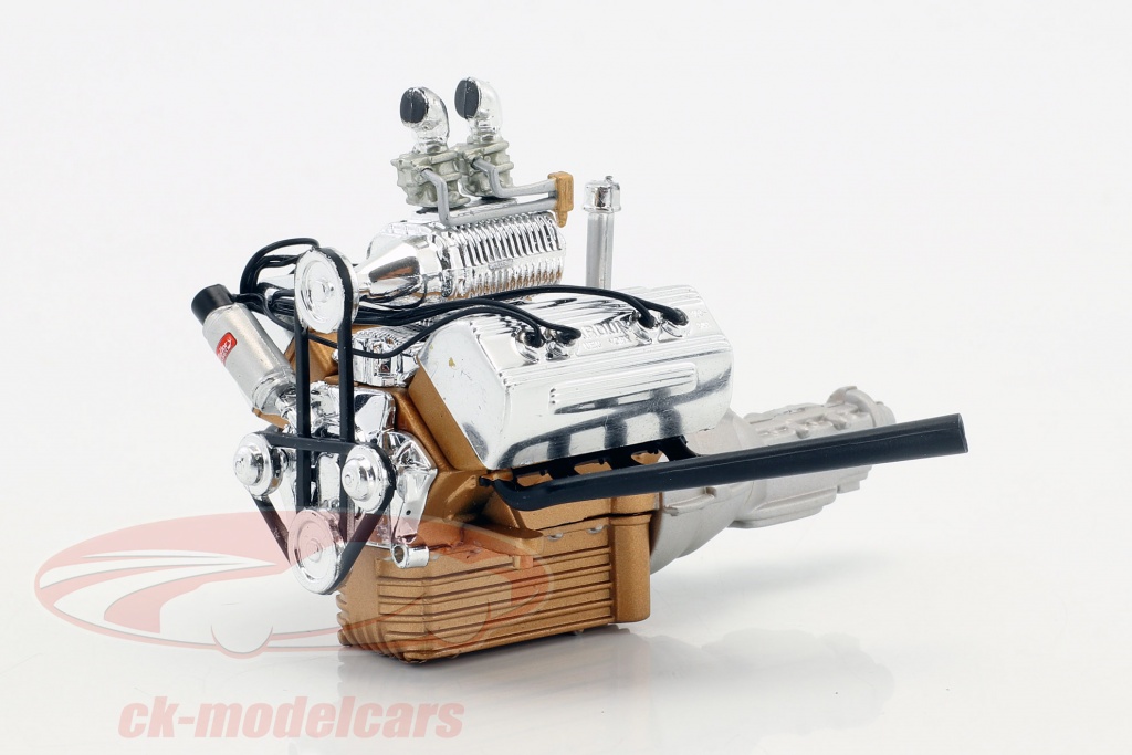 GMP 1:18 Hot Rod Engine and transmission Ford 5 Window (A1805013 ...