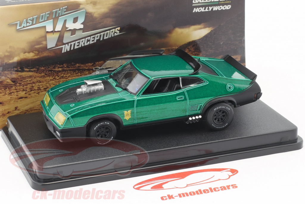 Greenlight 1:43 Ford Falcon XB Baujahr 1973 Film Last of the V8 Interceptors (1979) grüne ...