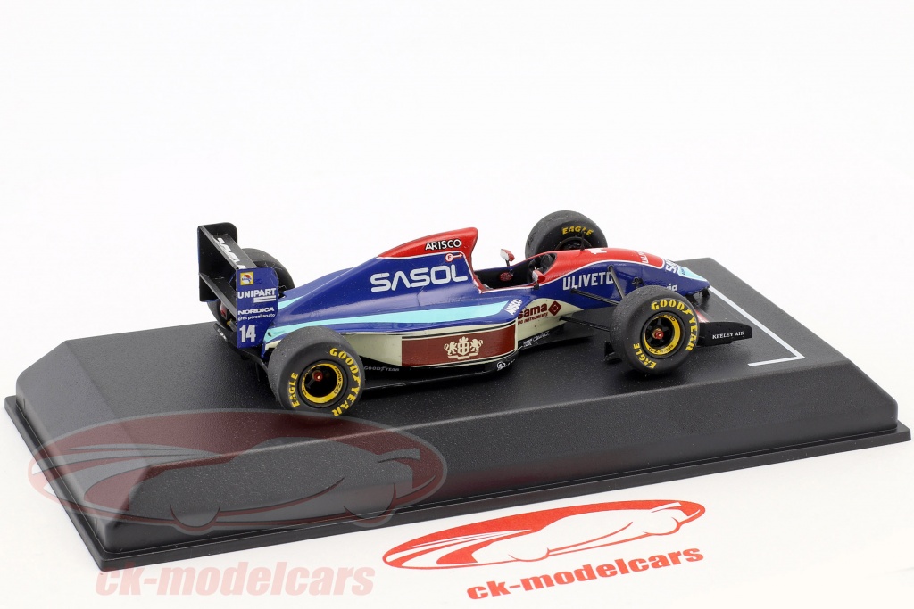 Tameo Kits 1:43 Rubens Barrichello Jordan 193 #14 formula 1 1993 with showcase CK47865 model car ...
