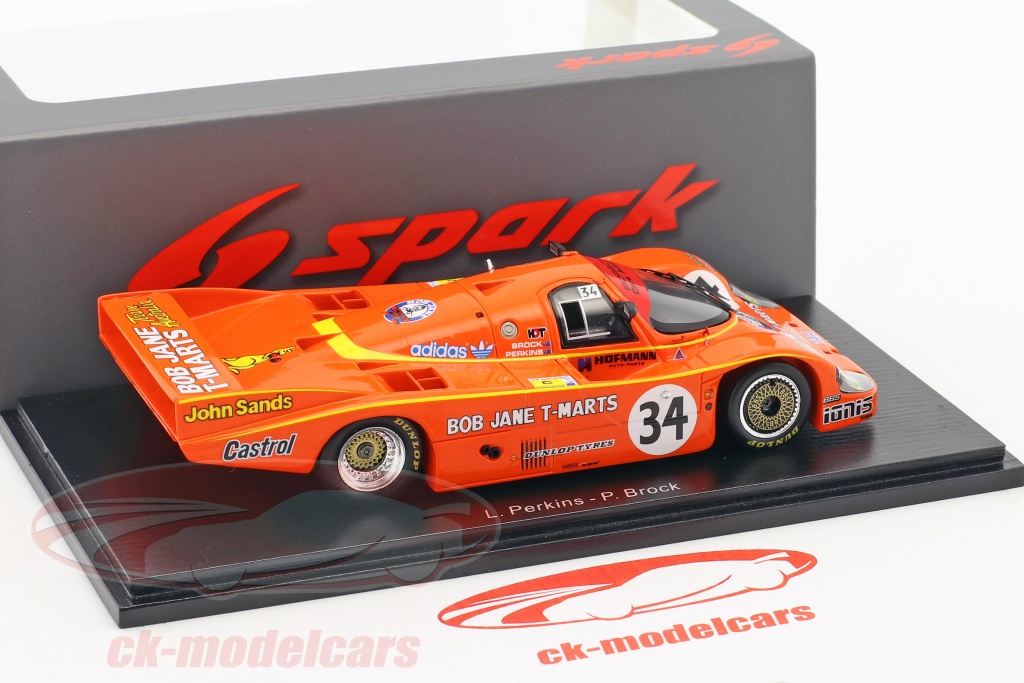 Spark 1:43 Porsche 956 #34 24h LeMans 1984 Perkins, Brock S5520 modèle ...