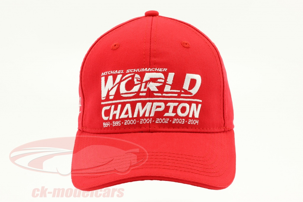 Michael Schumacher Cap World Champion rot MS-18-005 MS-18-005 4250039688113