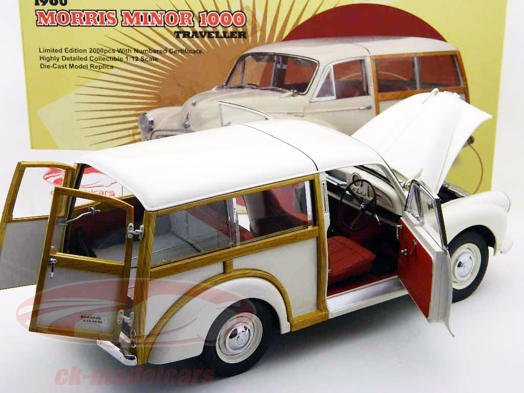 Sun Star Models 1:18 Morris Minor 1000 Traveller Bj. 1960 old english ...