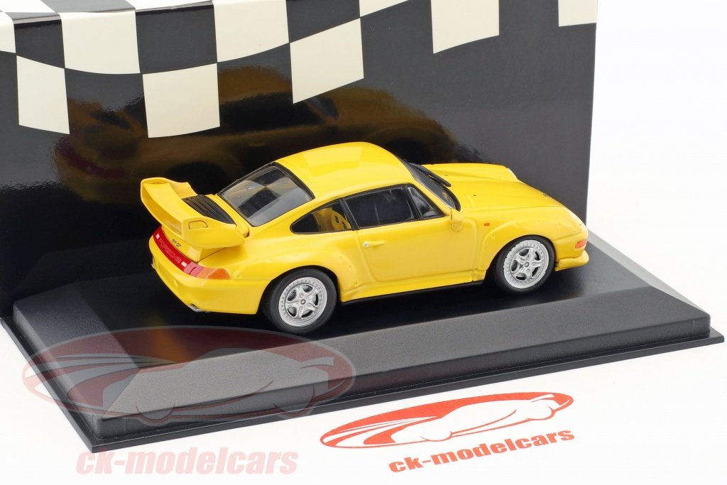 Minichamps 1:43 Porsche 911 (993) GT2 yellow CK48084 model car CK48084