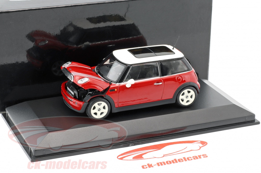 Minichamps 1:43 Mini Cooper red / White CK48115 model car CK48115