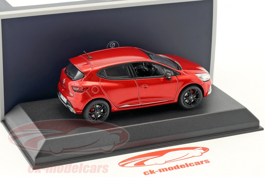 Norev 1:43 Renault Clio R.S. year 2013 flame red metallic 517594 model ...